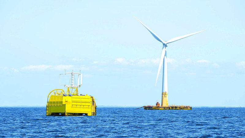 Floating offshore wind energy is a promising source for the production ...